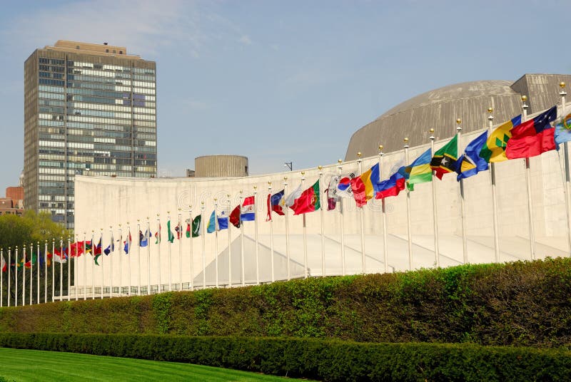 UN Headquarters in New York Editorial Photo - Image of united, flags ...