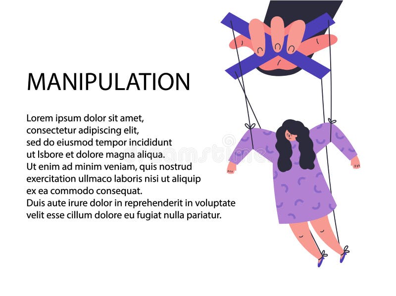 Un Hombre Manipula Y Abusa De Una Mujer Tóxica Stock de ilustración ... Un Hombre Manipula Y Abusa De Una Mujer Tóxica Stock de ilustración ...