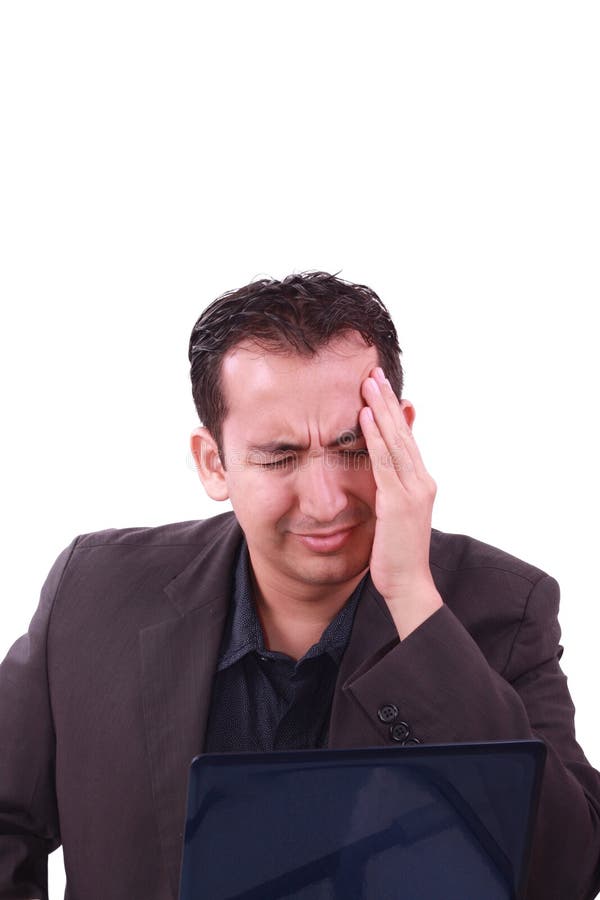 Un Jeune Type Perplexe, Plan Rapproché Photo stock - Image du headache ...