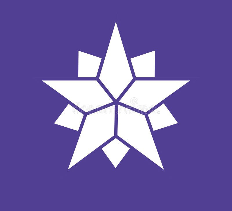 Un Logotipo De La Estrella Del Color Stock de ilustración - Ilustración ...