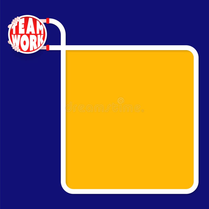 Un Marco De Texto Blanco Para Su Texto Ilustración del Vector ...