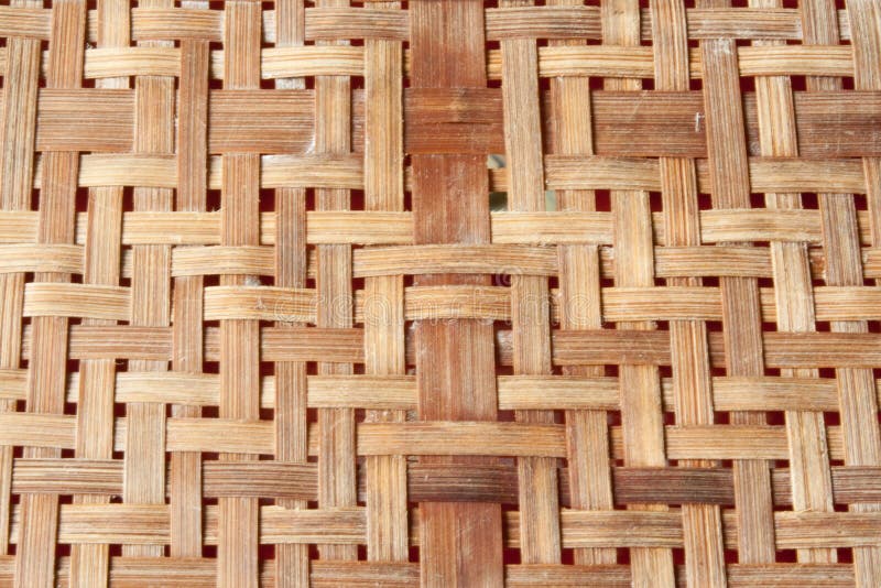 Un Material De Mimbre Tejido Amarillo Foto de archivo - Imagen de ...