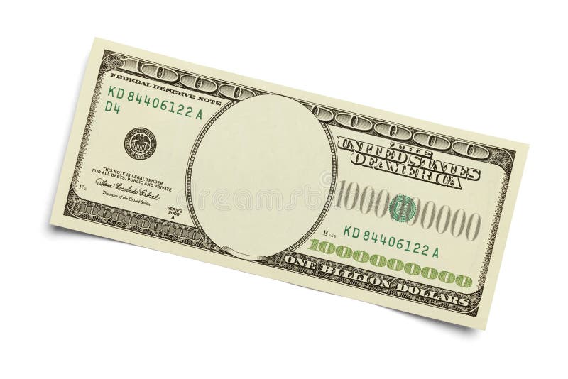 Un Milliard de Dollars image stock. Image du côté, milliard - 44170705