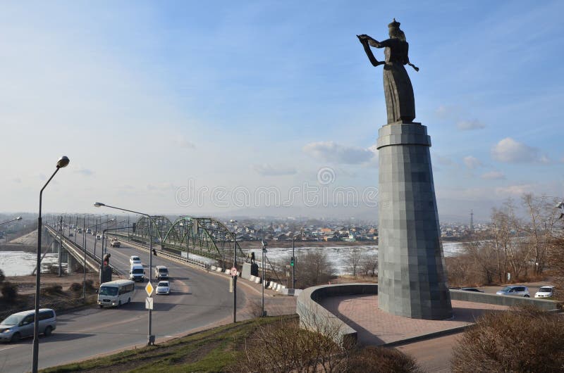 Buriatia El Camino Al Lago Baikal Imagen de archivo - Imagen de siberia ...