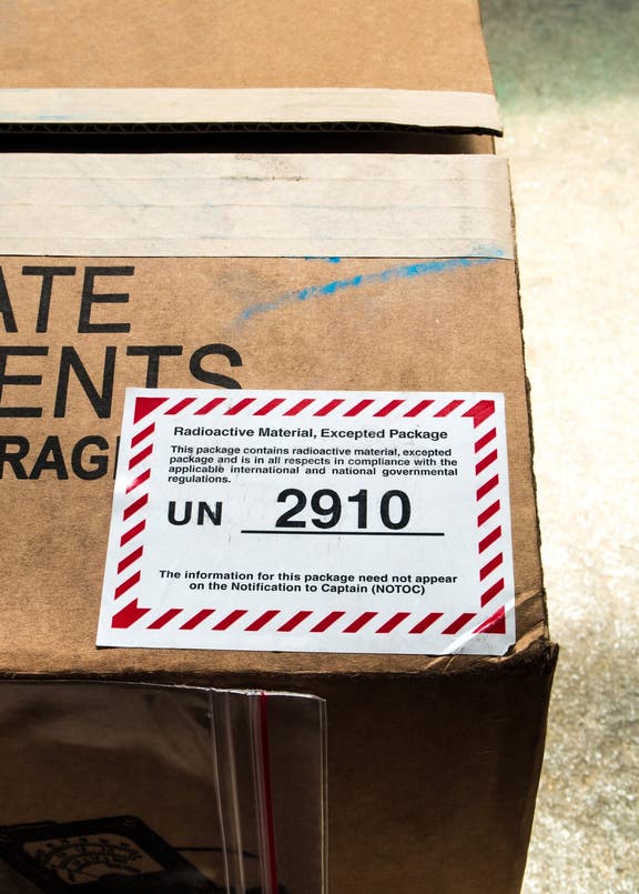 The UN Number Label for Radioactive Material, Excepted Package ...