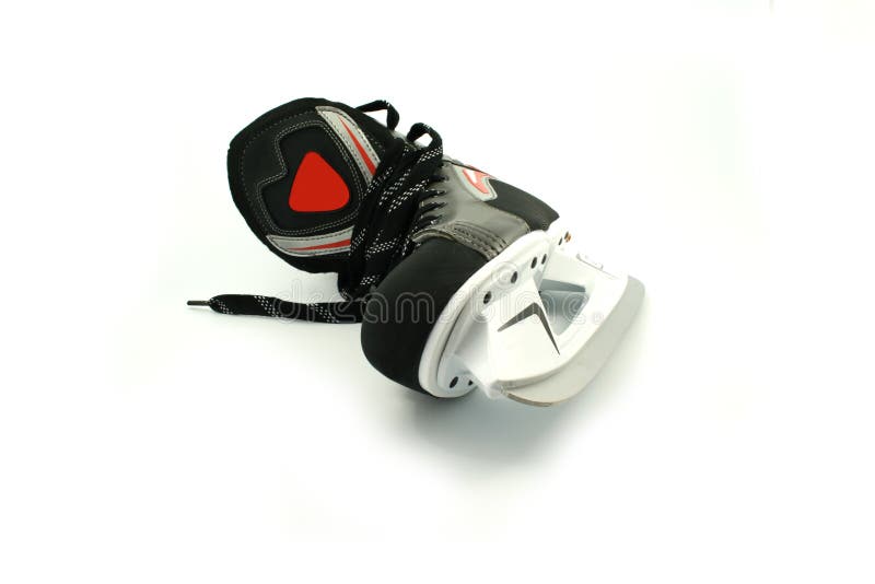 Un Pattino Nuovo Isolato Su Sfondo Bianco Fotografia Stock - Immagine ...