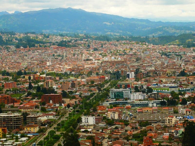 Paisaje Urbano De Cuenca, Ecuador Foto de archivo - Imagen de colonial ...