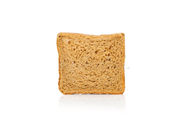 Un Pan Cuadrado Rebanado Aislado En Blanco Foto de archivo - Imagen de ...