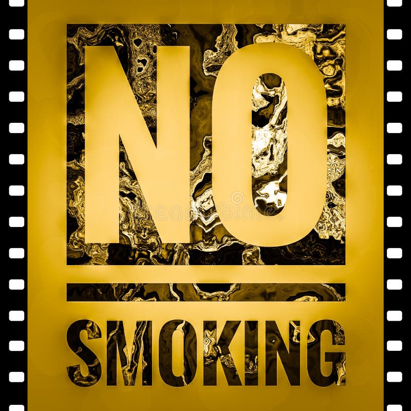 Un Panneau Anti-tabac Original Illustration Stock - Illustration du ...