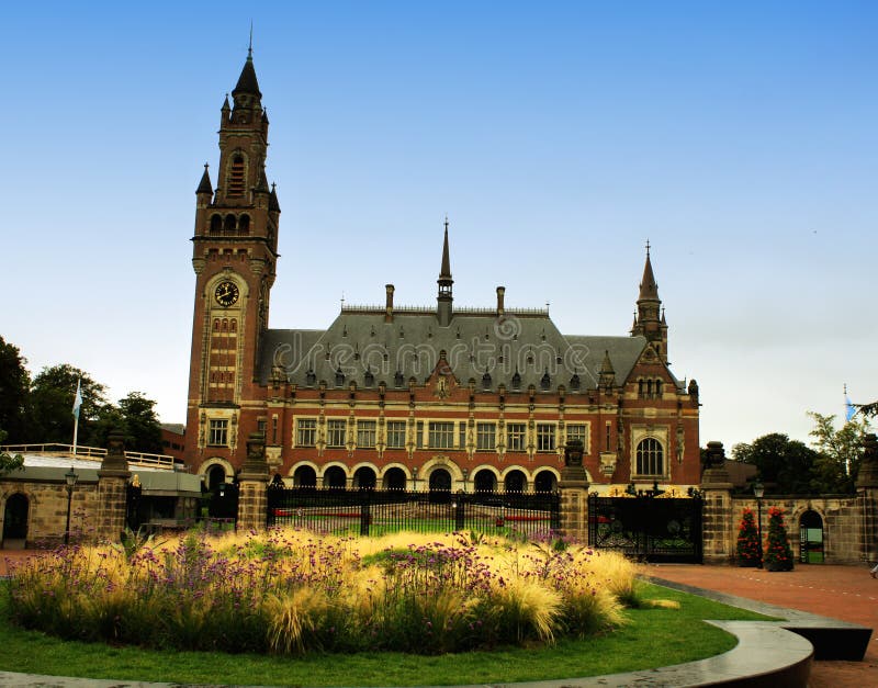 UN Peace palace in Holland stock photo. Image of dutch - 64916080
