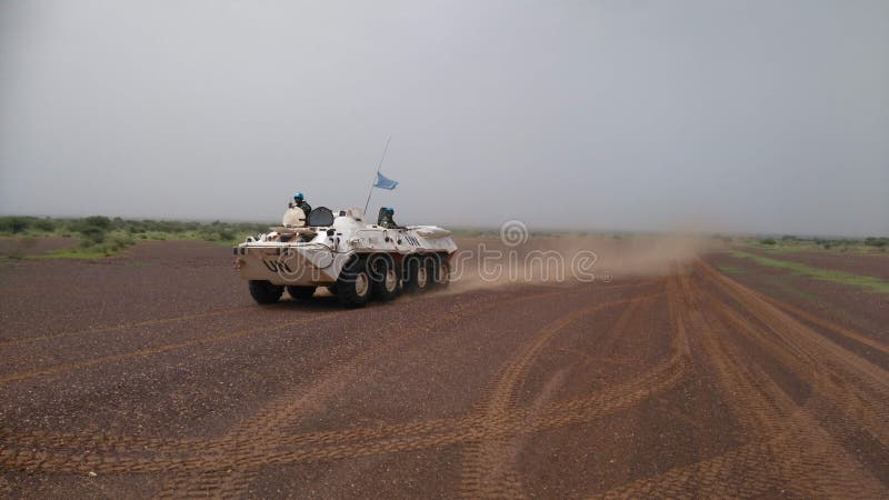 UN Peacekeepers are always on Guard of Peace, Order and Security Stock ...