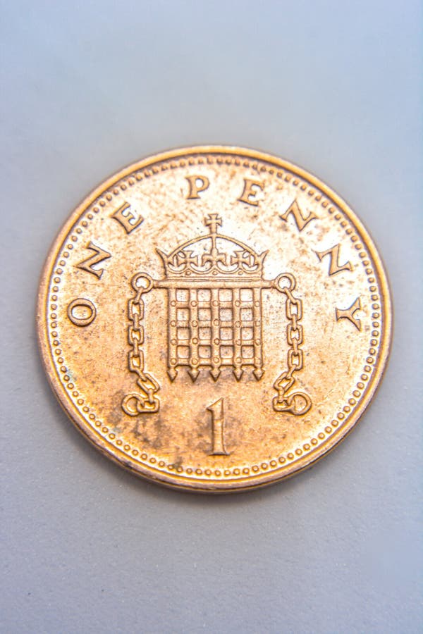 Un penny fotografia stock. Immagine di argento, medaglione - 106943528