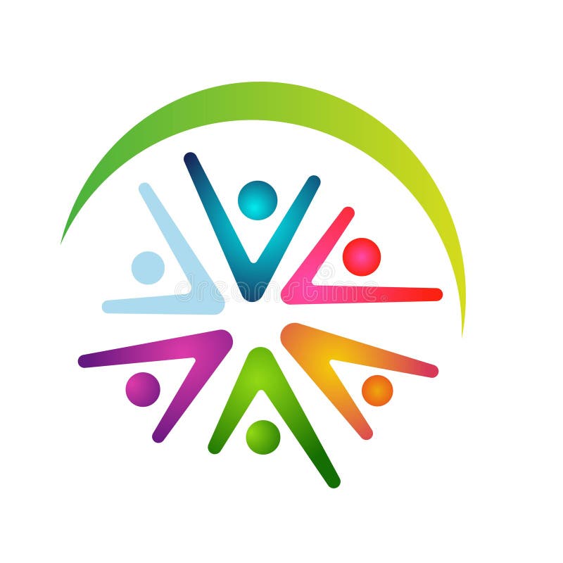 Un peuple autour. illustration de vecteur. Illustration du lame - 238920059