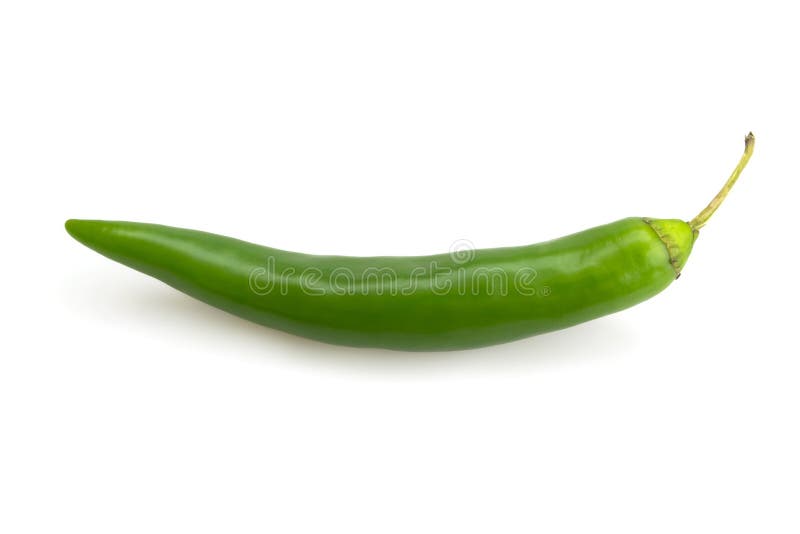 Un piment vert image stock. Image of côté, gourmet, gens - 51894793