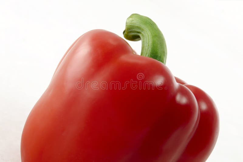 Un pimiento morrón rojo imagen de archivo. Imagen de feliz - 17118089