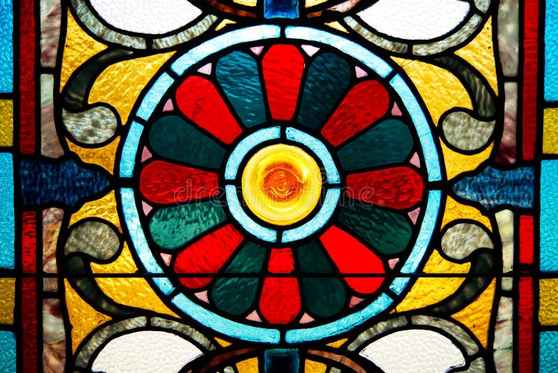 Un primer de un vitral imagen de archivo. Imagen de iglesia - 142878695