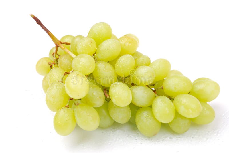 Racimo de uva verde foto de archivo. Imagen de hoja, fruta - 44117076