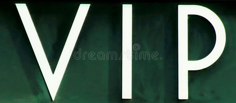 Un Signe Avec Les Lettres VIP Image stock - Image du signe, drapeau ...