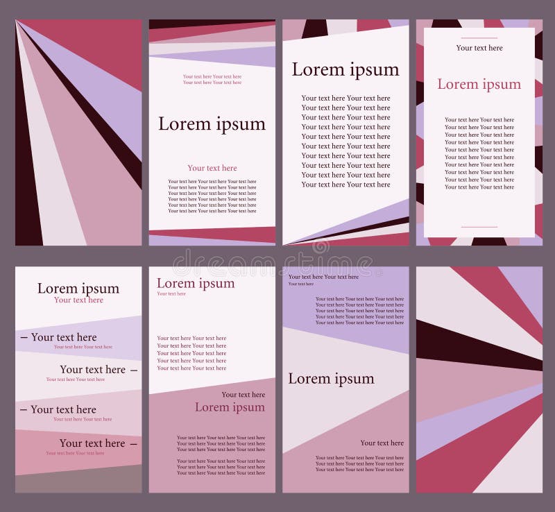 Un Sistema De Las Formas Para El Texto Ilustración del Vector ...