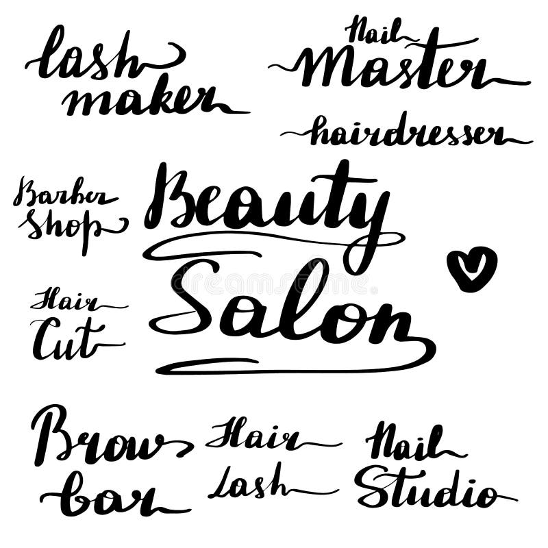 Un Sistema De Letras Hermosas Ilustración del Vector - Ilustración de ...