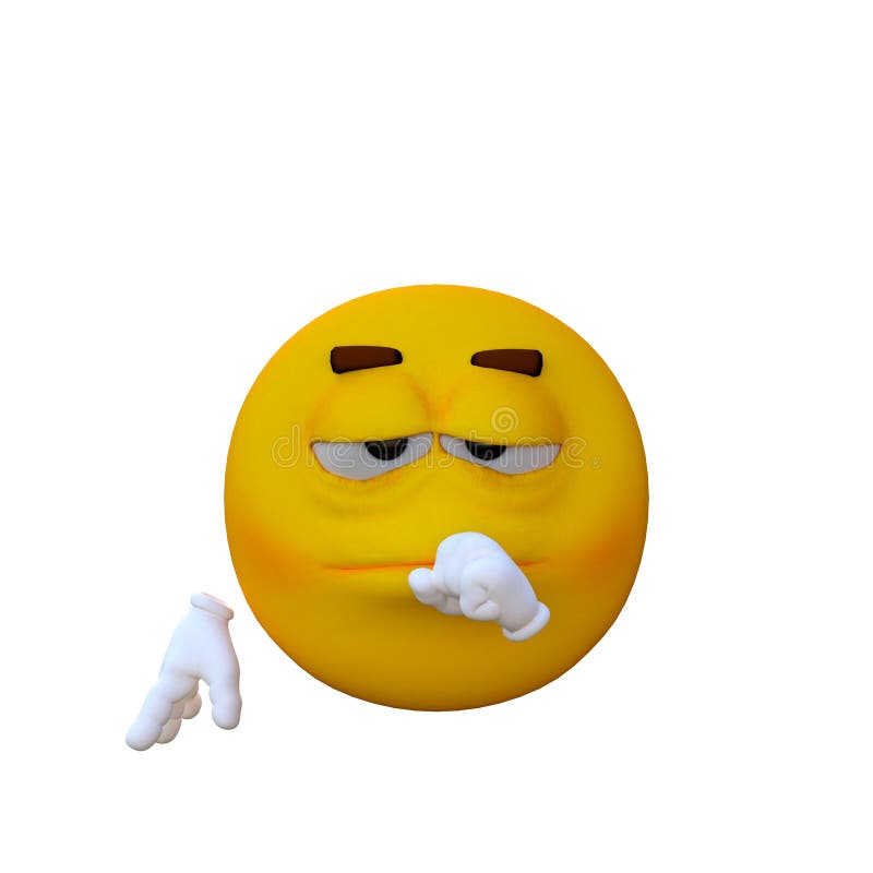 Un Smiley Jaune Avec Des Mains Illustration Stock - Illustration du ...