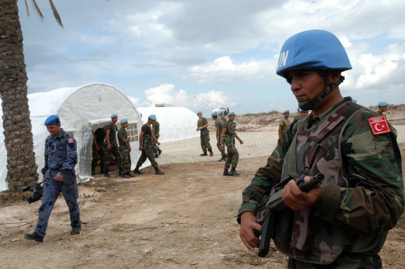 Un Turkish Soldiers editorial photo. Image of peacekeeping - 21160591