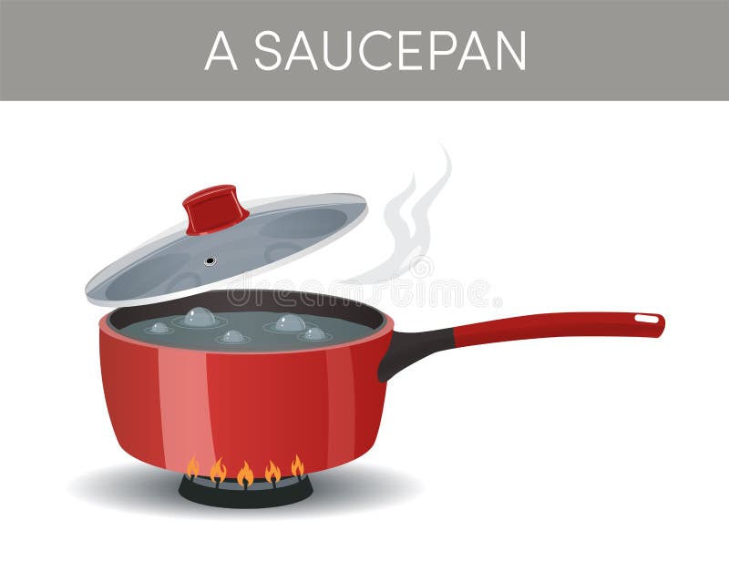 Un Vector De Cocinar De La Cacerola Stock de ilustración - Ilustración ...