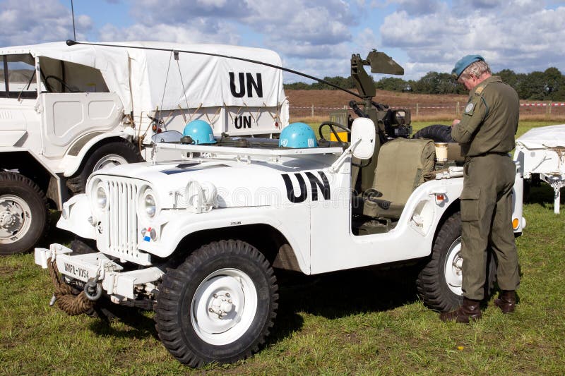 UN vehicles editorial photography. Image of soldier, netherlands - 26805027