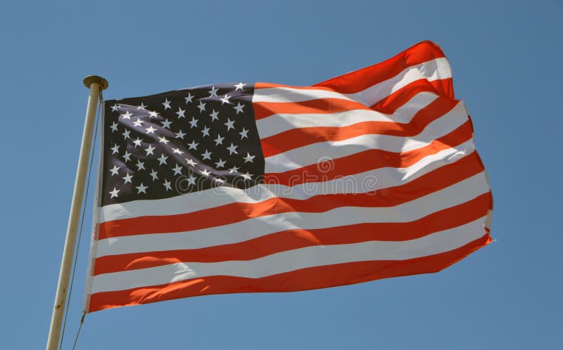 Una Bandera De Los E.E.U.U. Imagen de archivo - Imagen de libertad ...