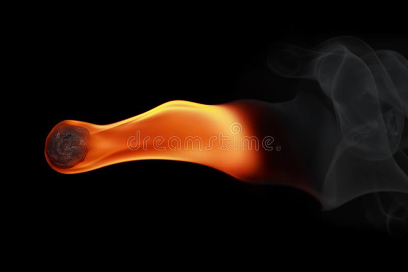 Bola De Fuego Sobre Fondo Negro Imagen De Archivo Imagen De Peligro