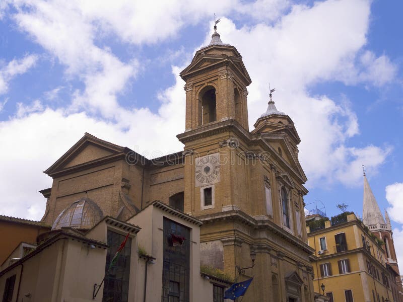 Una Delle 900 Chiese a Roma Italia Fotografia Stock Editoriale ...
