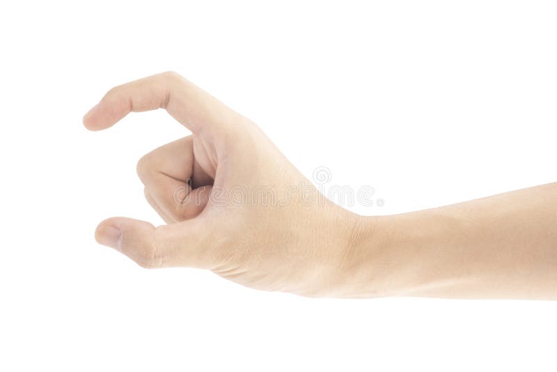 Una Mano Sujetando O Recogiendo Algo Con Los Dedos Aislados En El ... Una Mano Sujetando O Recogiendo Algo Con Los Dedos Aislados En El ...
