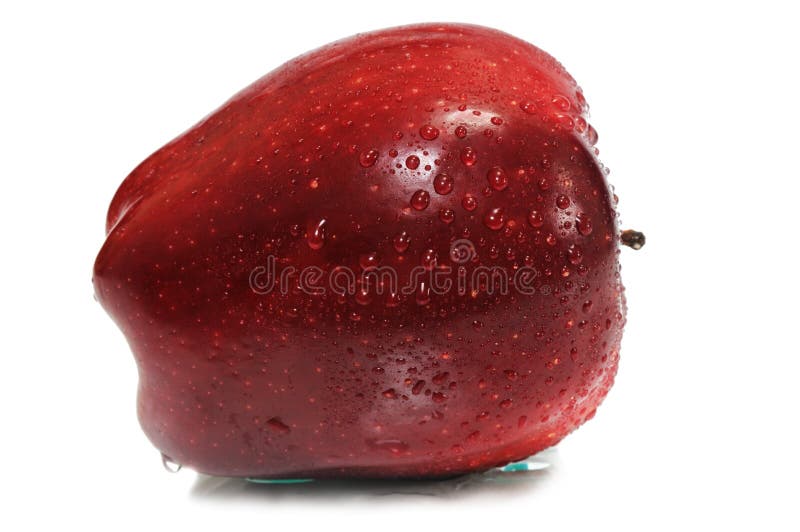 Una manzana imagen de archivo. Imagen de dieta, coma, sabroso - 6971615