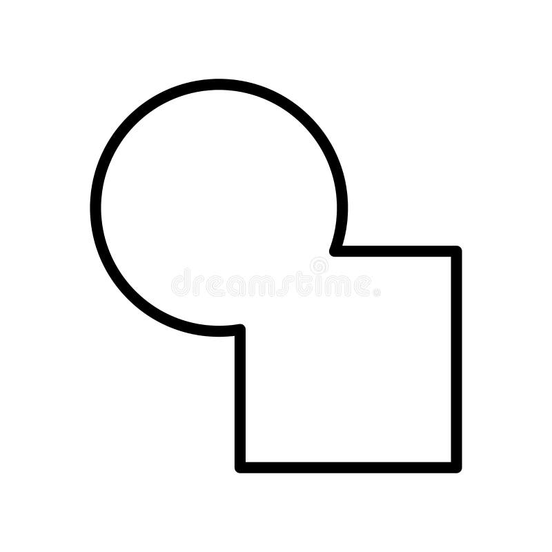 Una O Vetor Do ícone Isolado No Fundo Branco, Una O Sinal, Lin ...