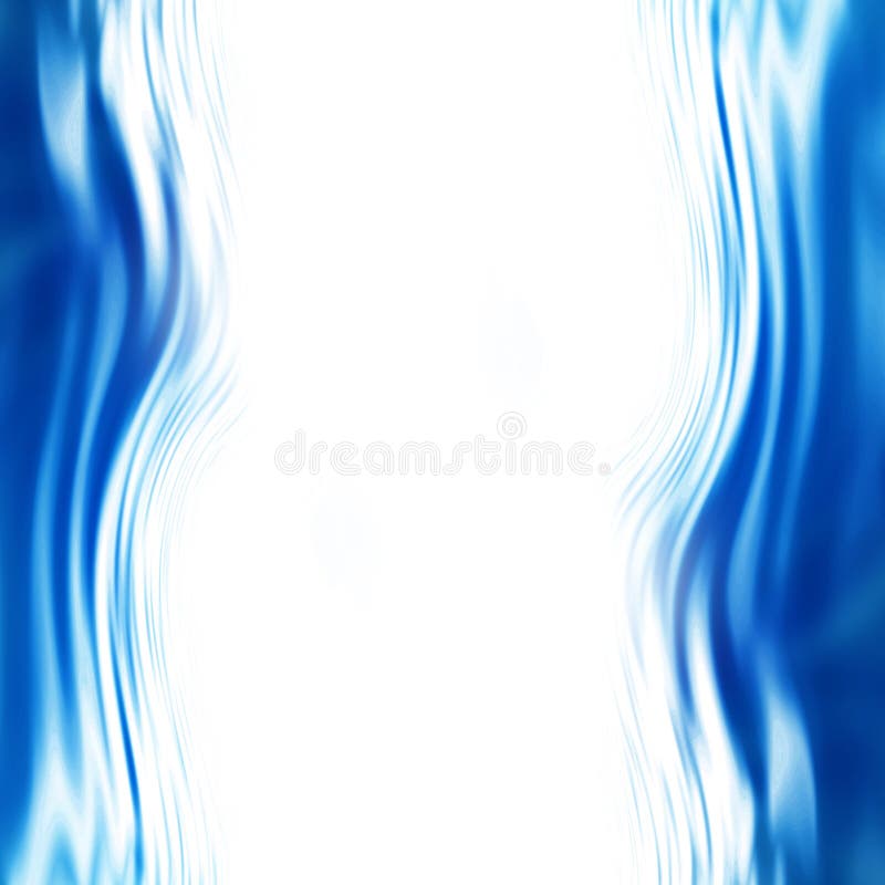 Una onda azul suave stock de ilustración. Ilustración de flujo - 5025269