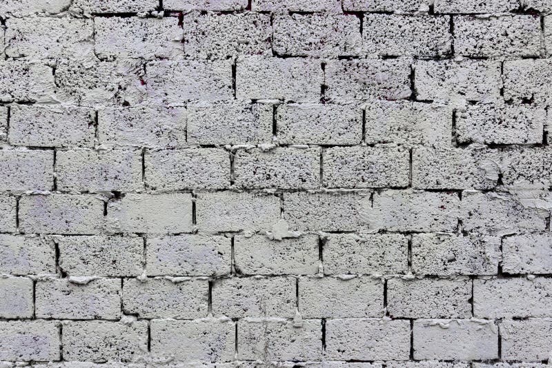 Una Pared De Ladrillo Blanco Raspado De Moho Imagen de archivo - Imagen ...