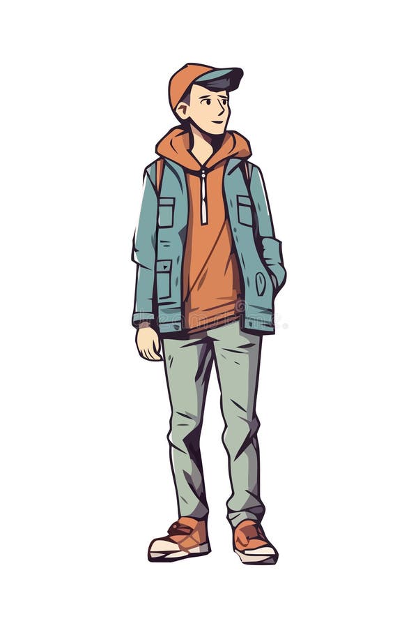 Una Persona Caminando Con El Icono De La Mochila Ilustración del Vector ... Una Persona Caminando Con El Icono De La Mochila Ilustración del Vector ...