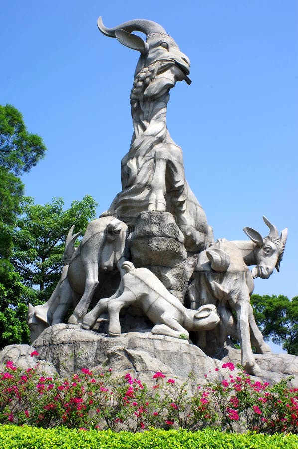 Capra Alla Statua Ed Al Santuario Di Kal Bhairav Al Quadrato Di ...