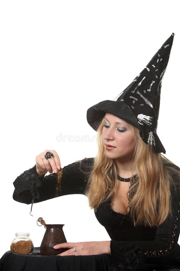 Una strega immagine stock. Immagine di modo, corsetto - 17317015