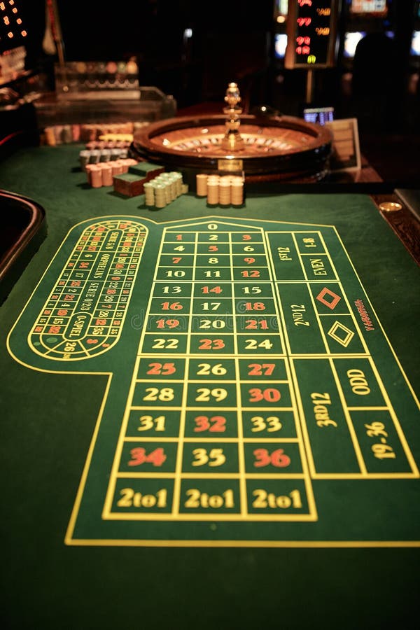 Una Tabla Para Jugar La Ruleta Con Los Microprocesadores Foto de ...