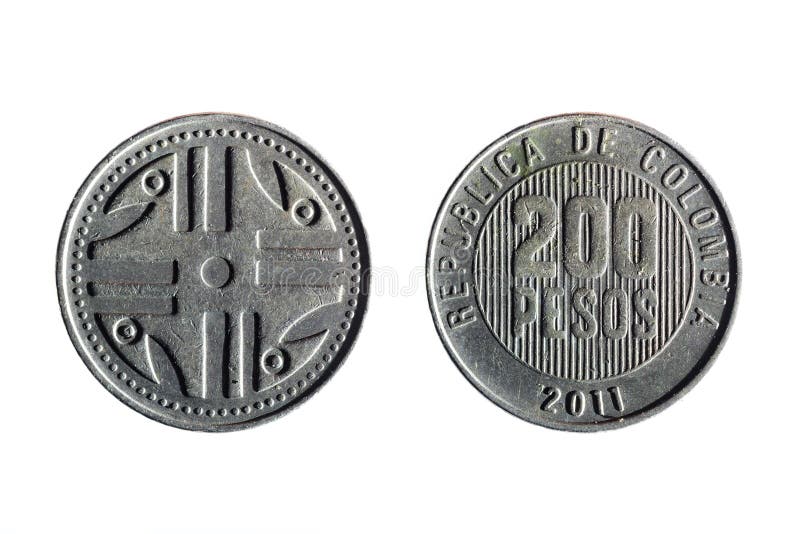 Vecchia valuta colombiana immagine stock. Immagine di vecchio - 140445431