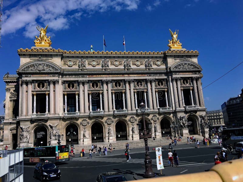 Teatro Dell'Opera Di Parigi Fotografia Stock Editoriale - Immagine di ...