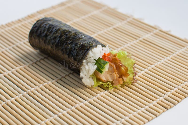 Grilled Unagi Hand Roll Temaki Stock Photos - Free & Royalty-Free Stock ...