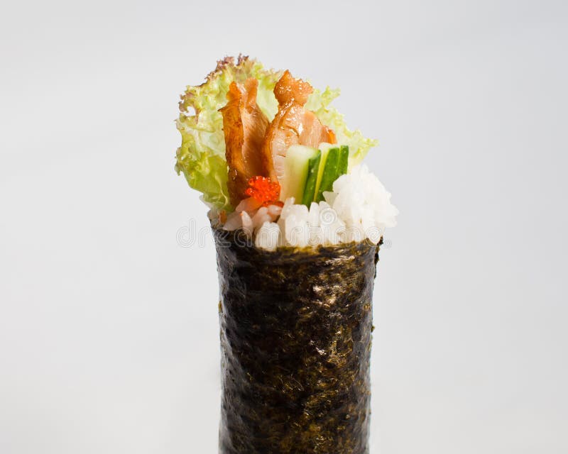 Unagi (Eel) Hand Roll Temaki Stock Image - Image of diet, belly: 67932731