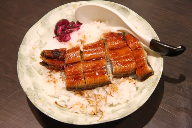 Unagi with rice stock photo. Image of sushi, seaweed - 14621118