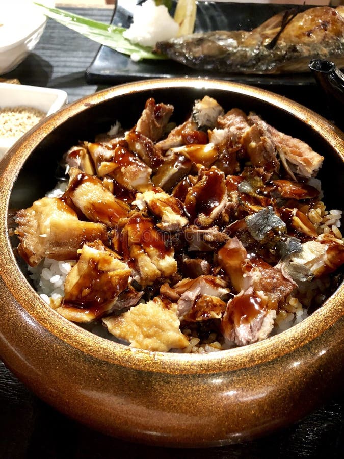 Unagi Rice stock image. Image of food, japan, fish, dinner - 107660513