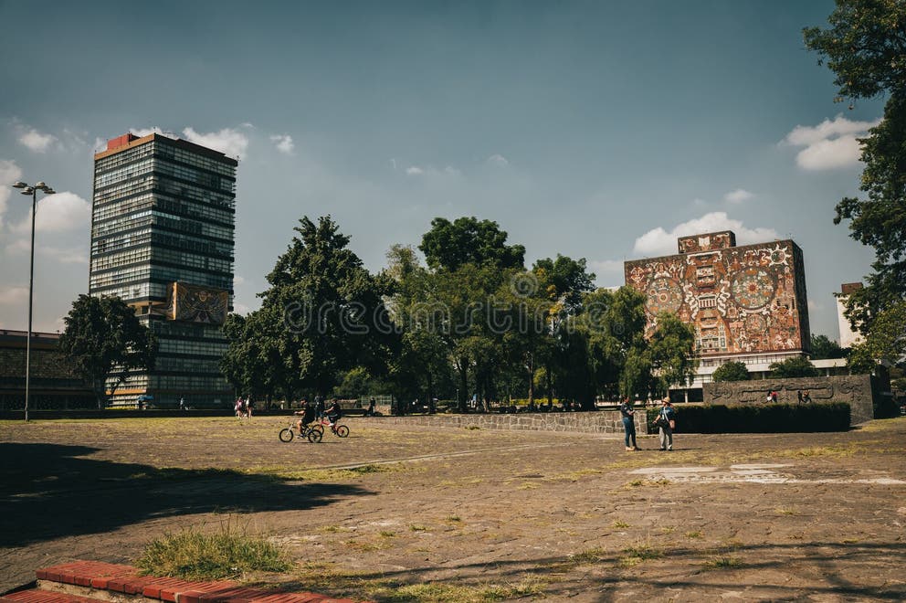 UNAM Library Building (Autonomous University of Mexico) Editorial Image ...