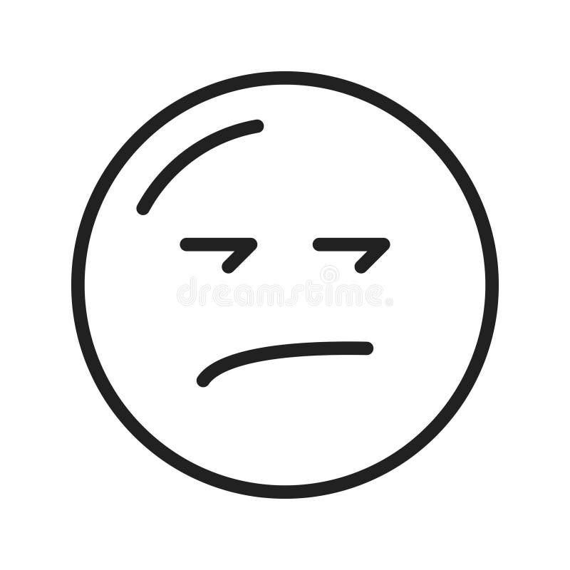 Unamused Face Icon Vector Image. Suitable for Mobile Apps, Web Apps and ...