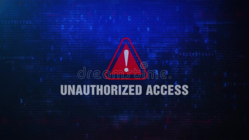 RESTRICTED ACCESS Alert Warning Error Message Blinking on Screen ... RESTRICTED ACCESS Alert Warning Error Message Blinking on Screen ...