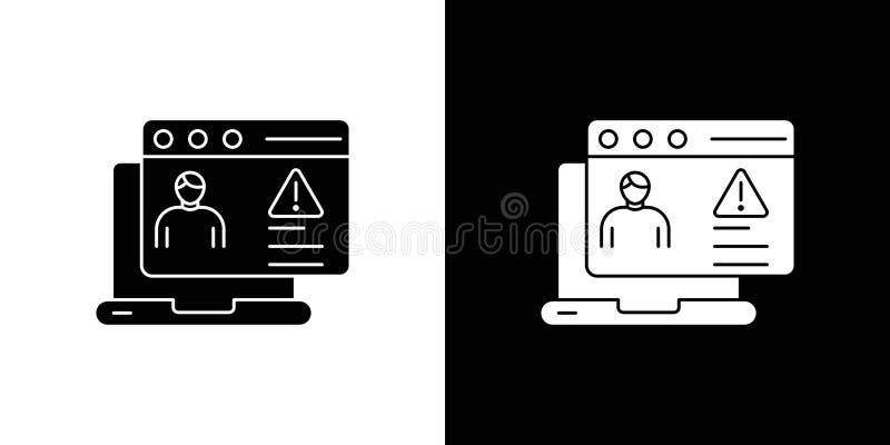 Unauthorized Access Icon Linear Logo Isolated Stock Vector ...